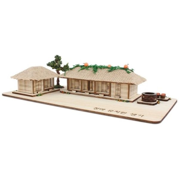 hplusmall 1/87 목재 입체퍼즐 - 영공방 청마 유치환 생가 - 핫트랙스