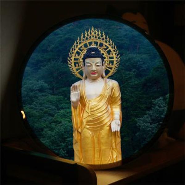 ggoomim nr078-LED액자45R_금동미륵대불(불상) - 핫트랙스