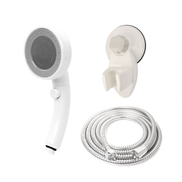 hplusmall 도리도리 샤워기 메탈호스 B세트 2m/샤워헤드 화장실[ - 핫트랙스