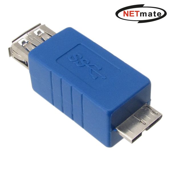 GOLFIA USB3.0 AF to MicroB 젠더(블루) - 핫트랙스