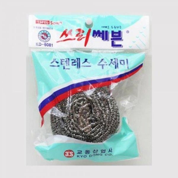 hplusmall (SM)쓰리세븐 철수세미 찌꺼기청소 녹제거 주방용품[W - 핫트랙스
