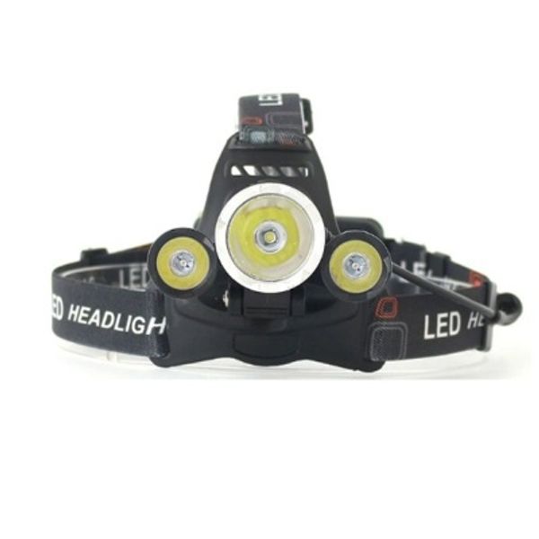 hplusmall 독립맨 LED 충전식 헤드랜턴 3구 3000루멘 등산 낚시 - 핫트랙스