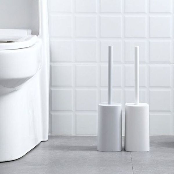 hplusmall 쿨샵 모던스타일 화장실 변기 청소솔 화이트 - 핫트랙스