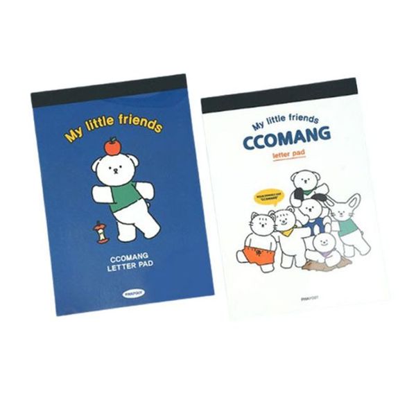 hplusmall 핑크풋 꼬망PP패드 편지지 WCFF476 - 핫트랙스