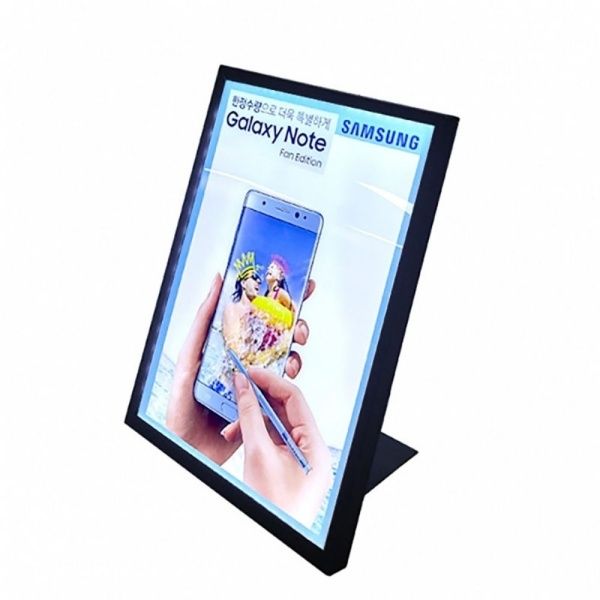 hplusmall 카페 메뉴 안내 LED배너 테이블 입간판 BLT-02BK A3[W - 핫트랙스