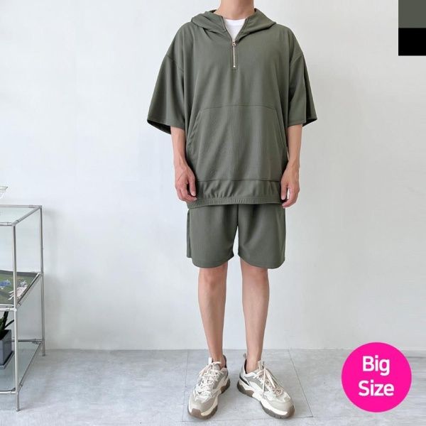 hplusmall 남자 박시 30대 커플 홈웨어 맨투맨티 커플티 캐쥬얼[ - 핫트랙스