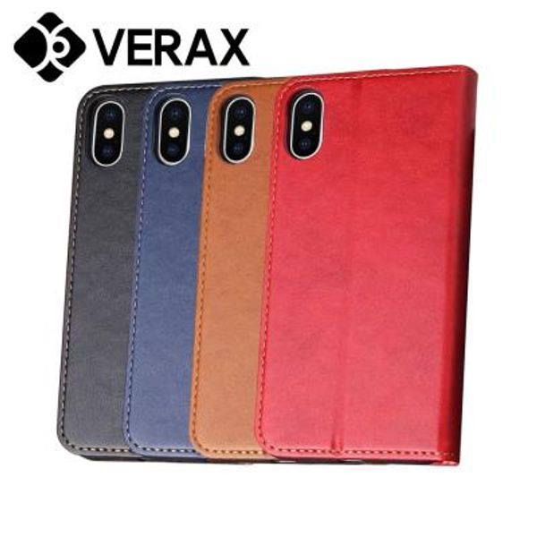 VERAX 아이폰SE 3세대 2022 스탠딩 가죽 케이스 P065 - 핫트랙스