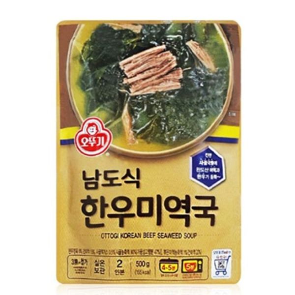 hplusmall 오뚜기 남도식 한우 미역국 500g - 핫트랙스