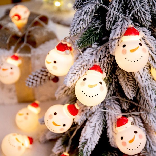 hplusmall 20구 LED 눈사람 가랜드 WCF91C9 - 핫트랙스