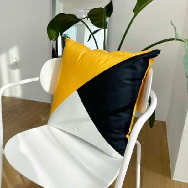 shininghome 러프 소파 쿠션(솜포함) 유니크앵글 45x45 B 2P - 핫트랙스