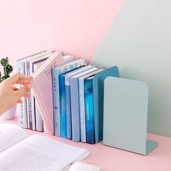 hplusmall 책상 L자 책꽂이 철제 이동식 서류 정리함 (그린) 2p[ - 핫트랙스