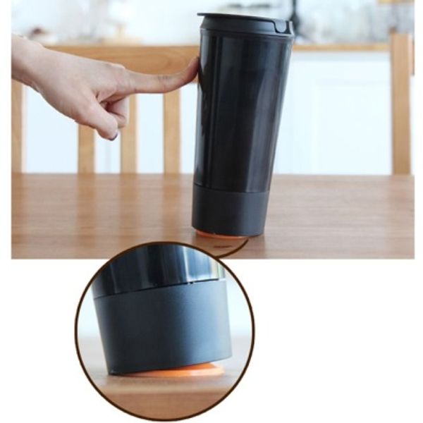 hplusmall 넘어지지 않는 리얼텀블러(블랙+그린)set 각400ml - 핫트랙스