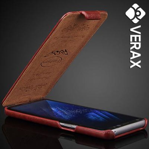 VERAX P019 갤럭시노트8 고급 가죽 폴더 케이스 - 핫트랙스