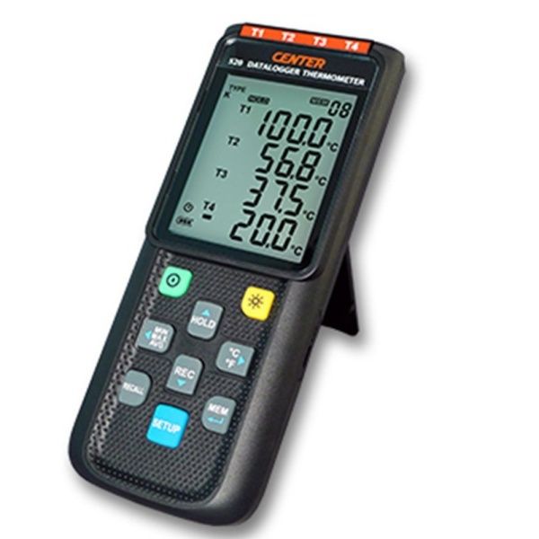 hplusmall 4채널온도기록계 CENTER-520 -200~1370도 16000개저장 - 핫트랙스