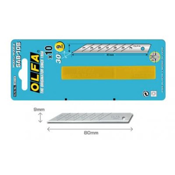 Dreamdepot 30도각도커터날 SAB-10B (OLFA) 302878 - 핫트랙스