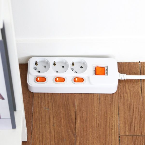 ijung 1+1 현대 멀티탭 개별 절전 과부하차단 3구 3M - 핫트랙스