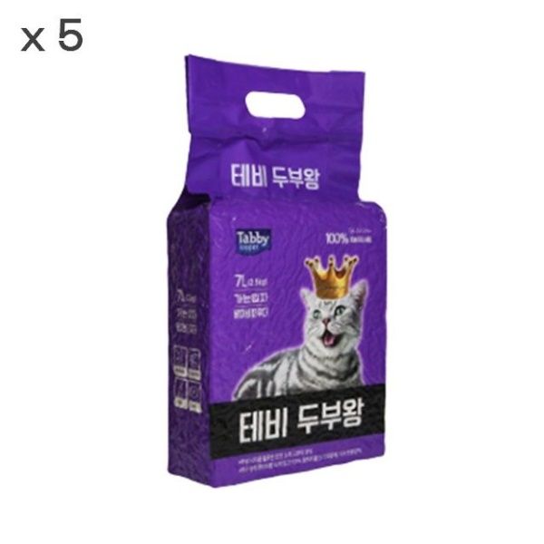 hplusmall 두부 가는입자 베이비파우더 7L(2.5kg)x5개 1박스[WCC - 핫트랙스
