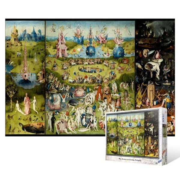 hplusmall 1000피스 직소퍼즐 - 세속적인 쾌락의 정원 - 핫트랙스