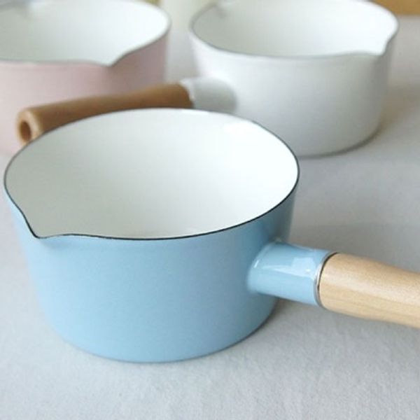 iswas [HEIM] 마시피렌체 파스텔 법랑 밀크팬 - 핫트랙스