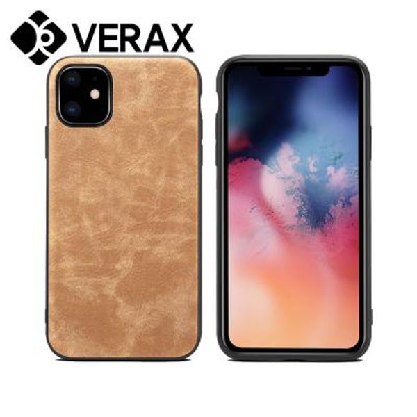 VERAX P512 아이폰XS 심플 베이직 컬러 가죽 케이스 - 핫트랙스