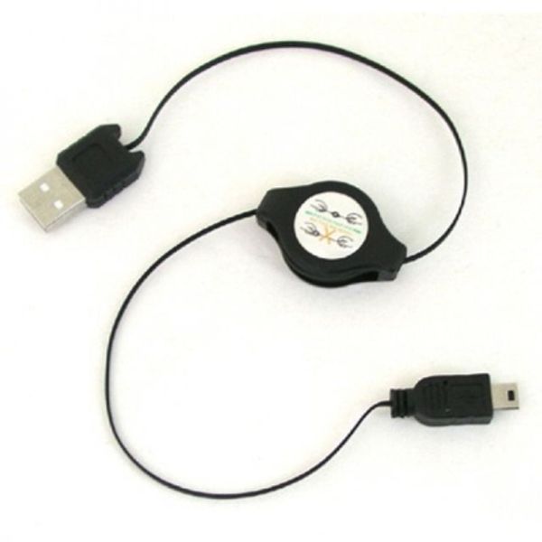 hplusmall Coms USB 미니 5핀 자동감김 케이블 60Cm (C2454) - 핫트랙스