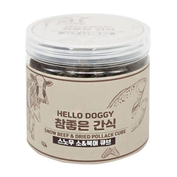 hplusmall D18 참좋은간식 스노우 소 북어 큐브150g - 핫트랙스