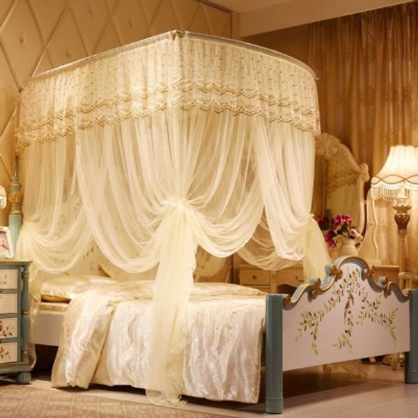 shoppingplan 안젤라 U자 침대모기장(180*200cm)/캐노피 모기장 - 핫트랙스