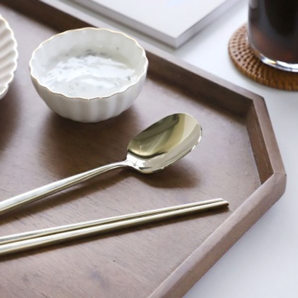 kitchen malling 페어리 국산 한식 수저세트 2color - 핫트랙스