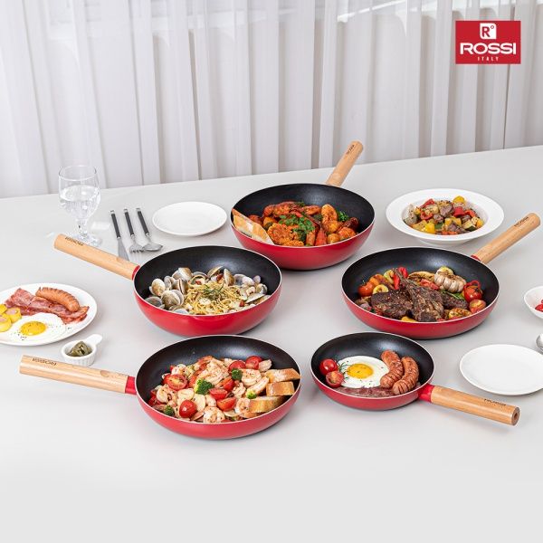 ROSSI 이태리 로시IH투톤레 5종(20팬+26팬+28팬+26웍+28웍) - 핫트랙스