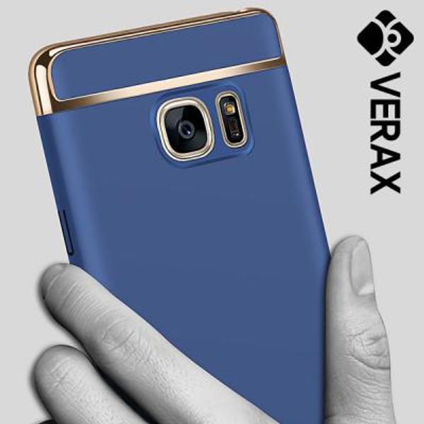 VERAX P011 샤오미 홍미노트7 심플 골드라인 하드 케이스 - 핫트랙스