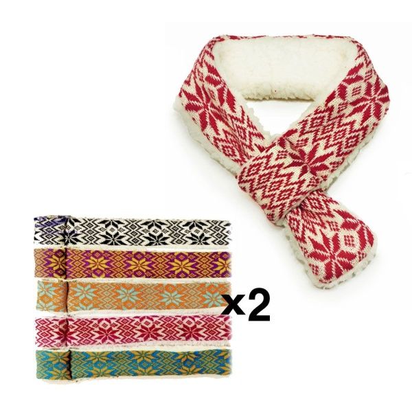 hplusmall 문펫 눈꽃 목도리 X2(랜덤) 강아지 겨울스카프 목도리 - 핫트랙스