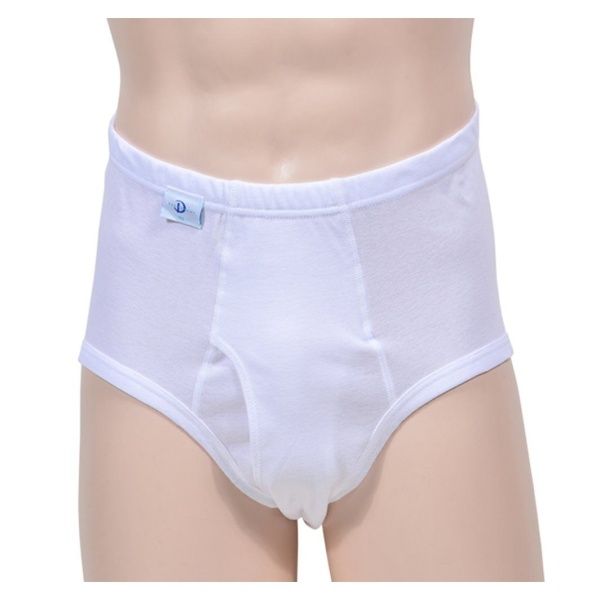 hplusmall SIW-M 상쾌한 데오도란트 남성 백색 삼각팬티 - 핫트랙스