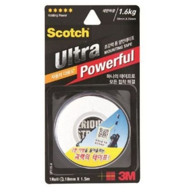 hplusmall 3M)스카치 초강력 다용도 폼 양면테이프 (UP115-A) - 핫트랙스