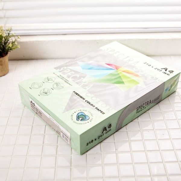 hplusmall 스펙트라 칼라용지 A4 그린색 복사지 컬러복사지 - 핫트랙스