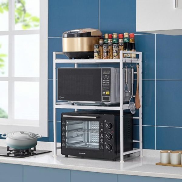 ZIPDREE Size조절 전자렌지 선반 다이 부억 수납장 3단 - 핫트랙스