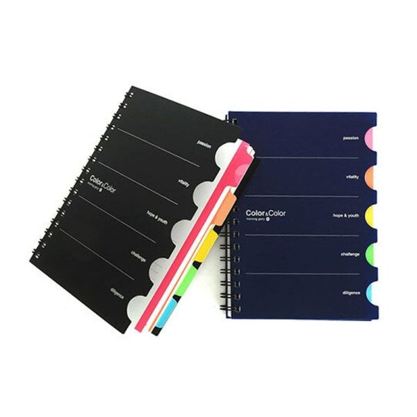 hplusmall PP 프리마 SP 노트 20절 좌철 2개 인덱스 스프링 공책 - 핫트랙스