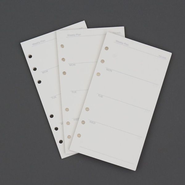 hplusmall 스토리 6공 다이어리속지(A6) 주간 다이어리리필[WBED - 핫트랙스