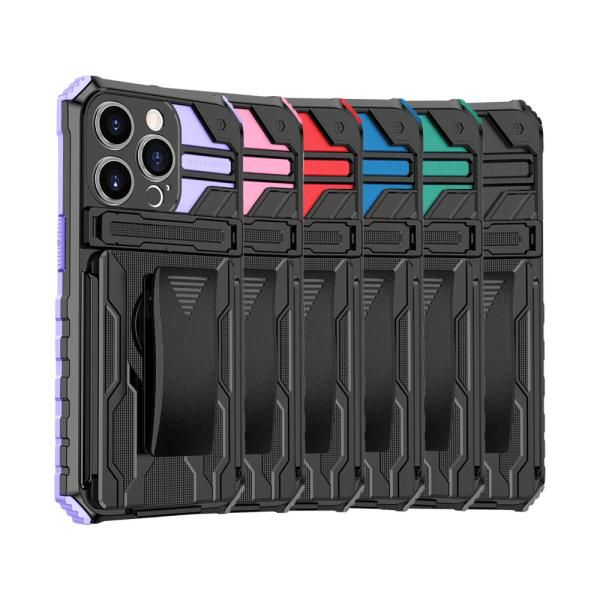 VERAX 아이폰SE2 클립 스탠딩 디펜스 하드 케이스 p779 - 핫트랙스