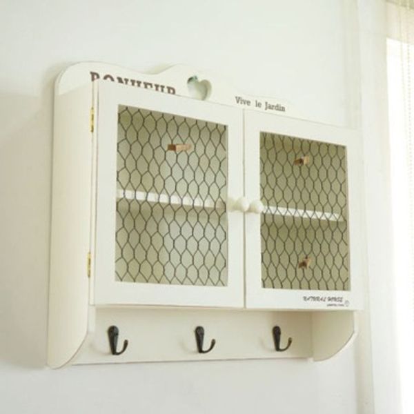 hplusmall New 빈티지 철망 2단선반장 - 핫트랙스