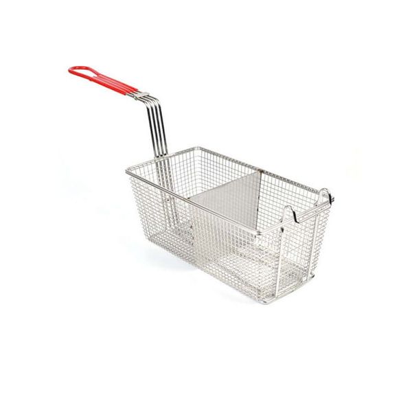 hplusmall 튀김바스켓 2칸 반반튀김바스켓 치킨망(W3E8AD7) - 핫트랙스