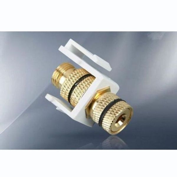 hplusmall 바나나 젠더 F F 일체형 월플레이트 화이트(WDC5096) - 핫트랙스