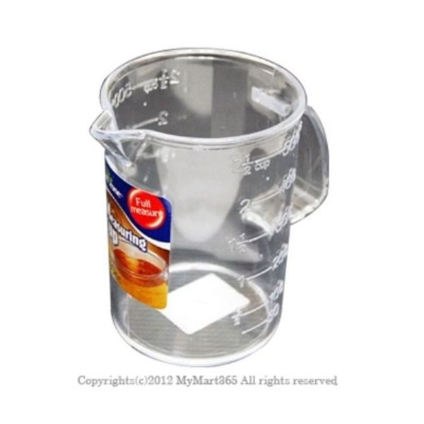 hplusmall 계량컵 계량기 비커 베이킹 용량컵 투명 500mL - 핫트랙스