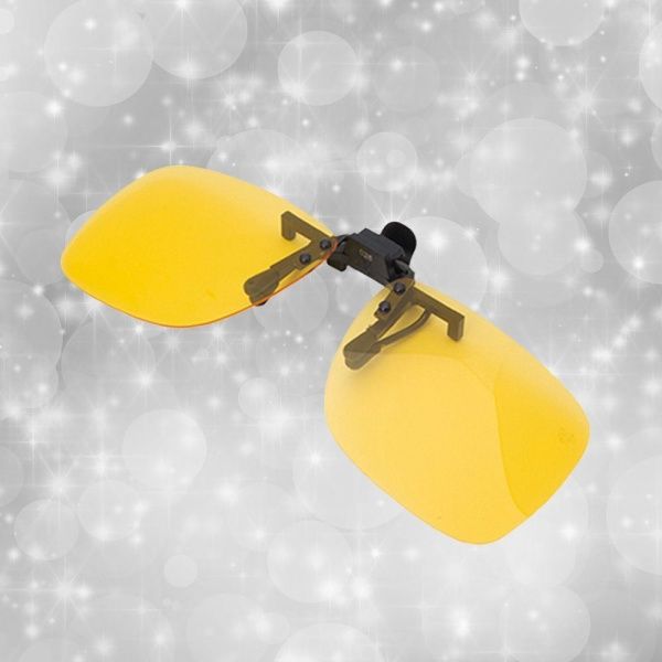 hplusmall 안경위선글라스 편광 클립선글라스 L 옐로우 - 핫트랙스