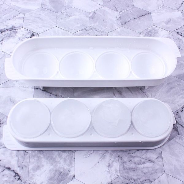 hplusmall 4구 아이스 볼 메이커 280 칵테일 원형 얼음틀 트레이 - 핫트랙스