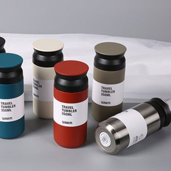 hplusmall 가방에쏙 컴팩트 사이즈 2중 스텐 진공 350ml 텀블러 - 핫트랙스