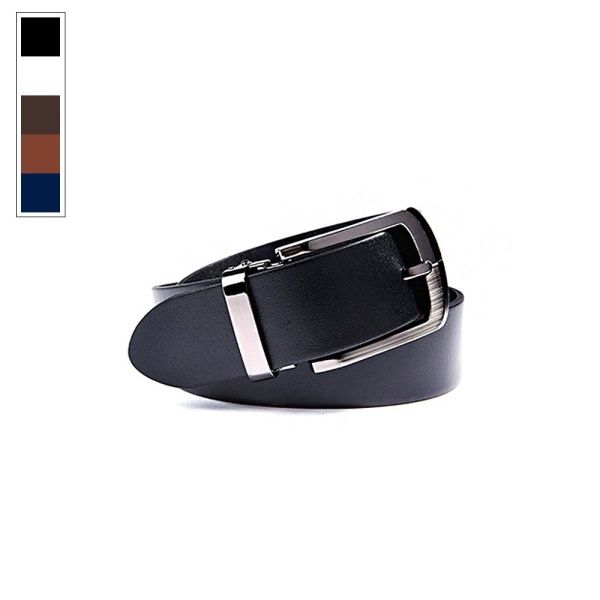 hplusmall S-i5 길이조절 가능 소가죽 흑니켈메탈버클 벨트 5Col - 핫트랙스