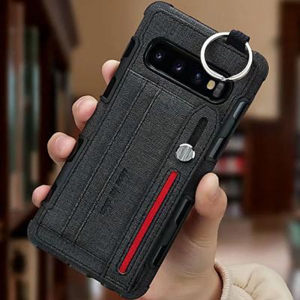 VERAX P147 갤럭시노트10 카드수납 스트랩 하드 케이스 - 핫트랙스