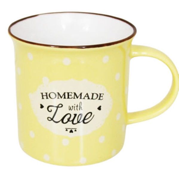 hplusmall LOVE 머그컵8(노랑)(WDB16E6) - 핫트랙스