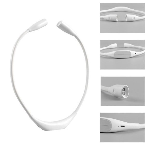 hplusmall 라이트팡 목밴드 북라이트 USB충전 LED독서등 작업등 - 핫트랙스