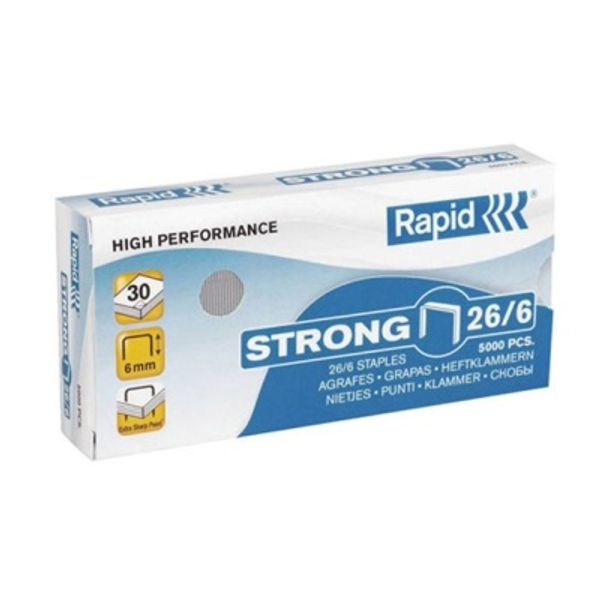 hplusmall 래피드)강력 스테플(33호침-26 6 5M) 스테플러침 - 핫트랙스